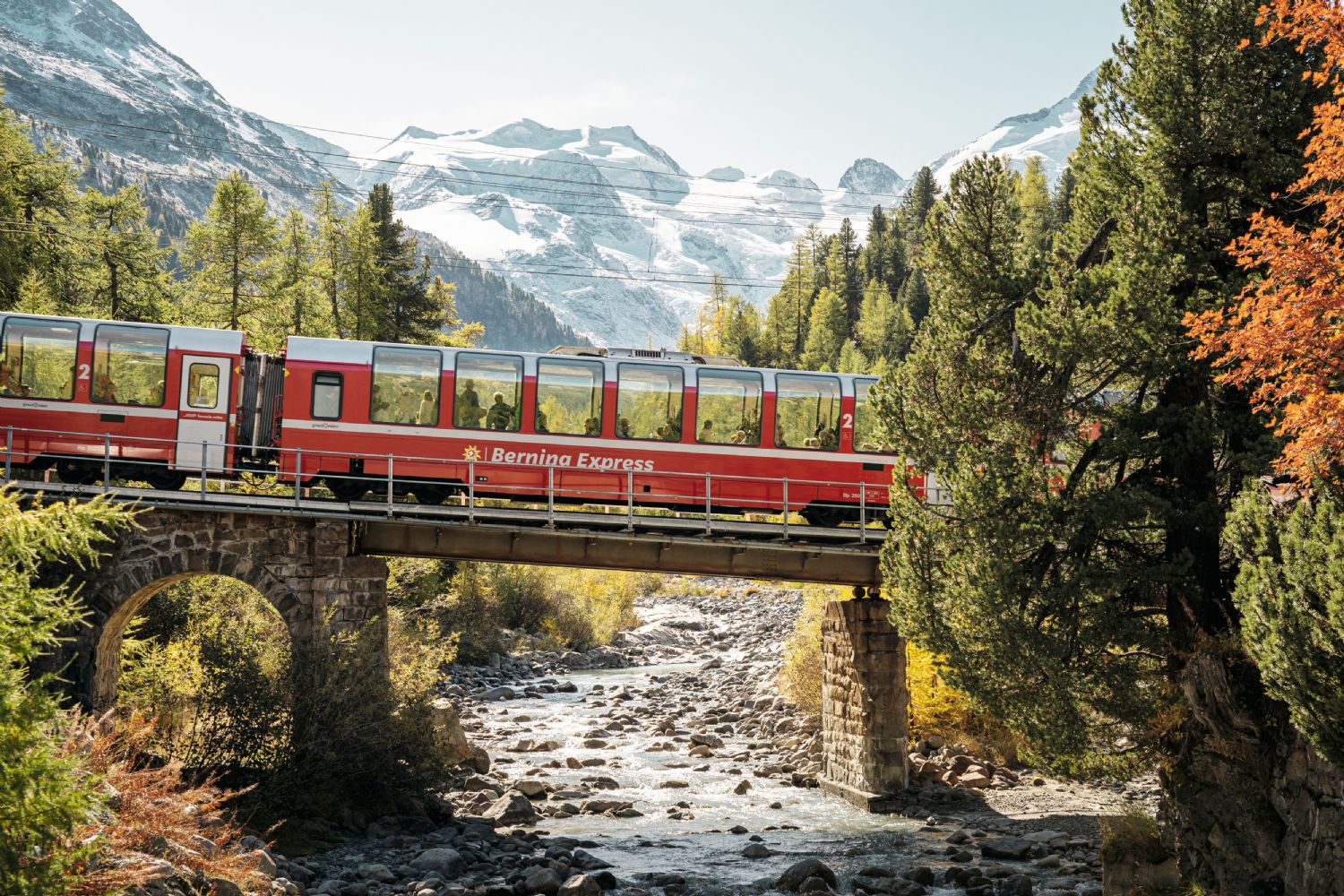 Les Trains de Légende et le Liechtenstein. Bernina Express et les ...